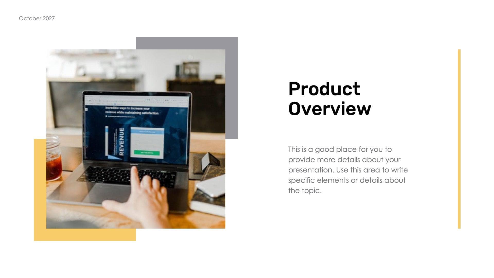 Product Overview Slide Template S10172205 | Infografolio