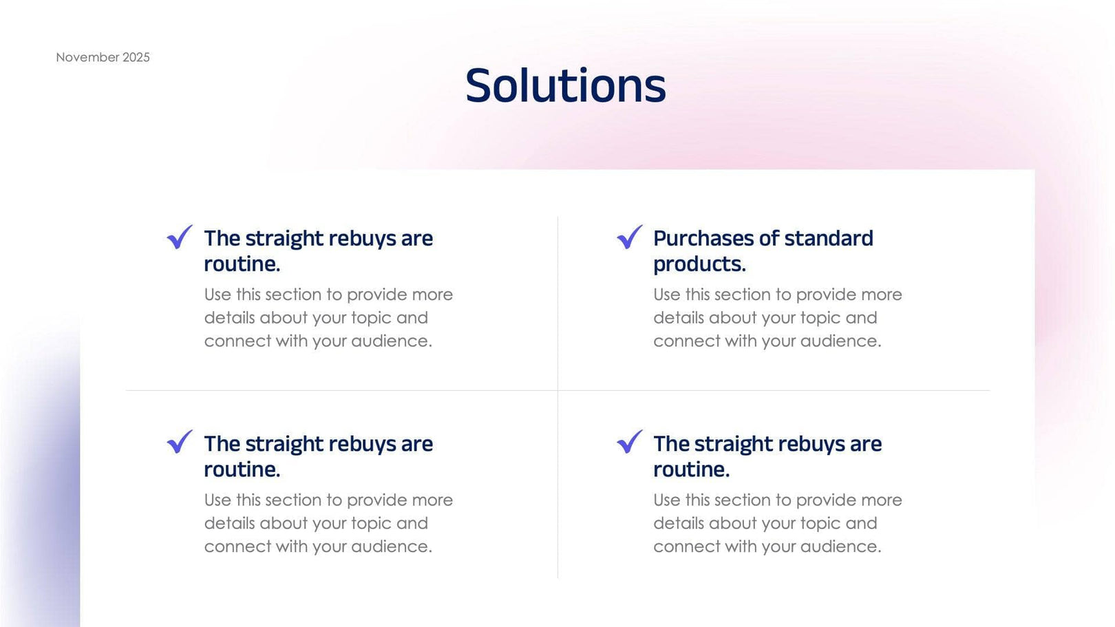 Solutions Slide Template S10122201 – Infografolio