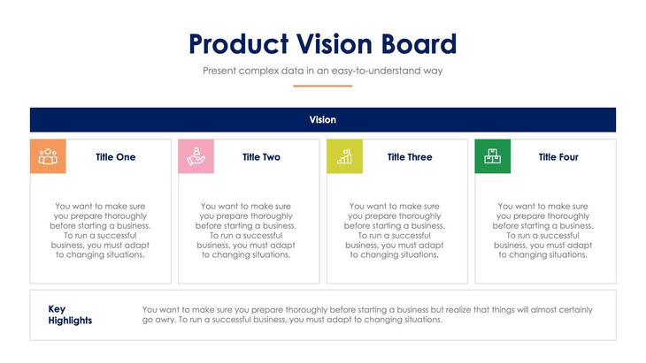 Product Vision Board Slide Infographic Template S06092210 – Infografolio