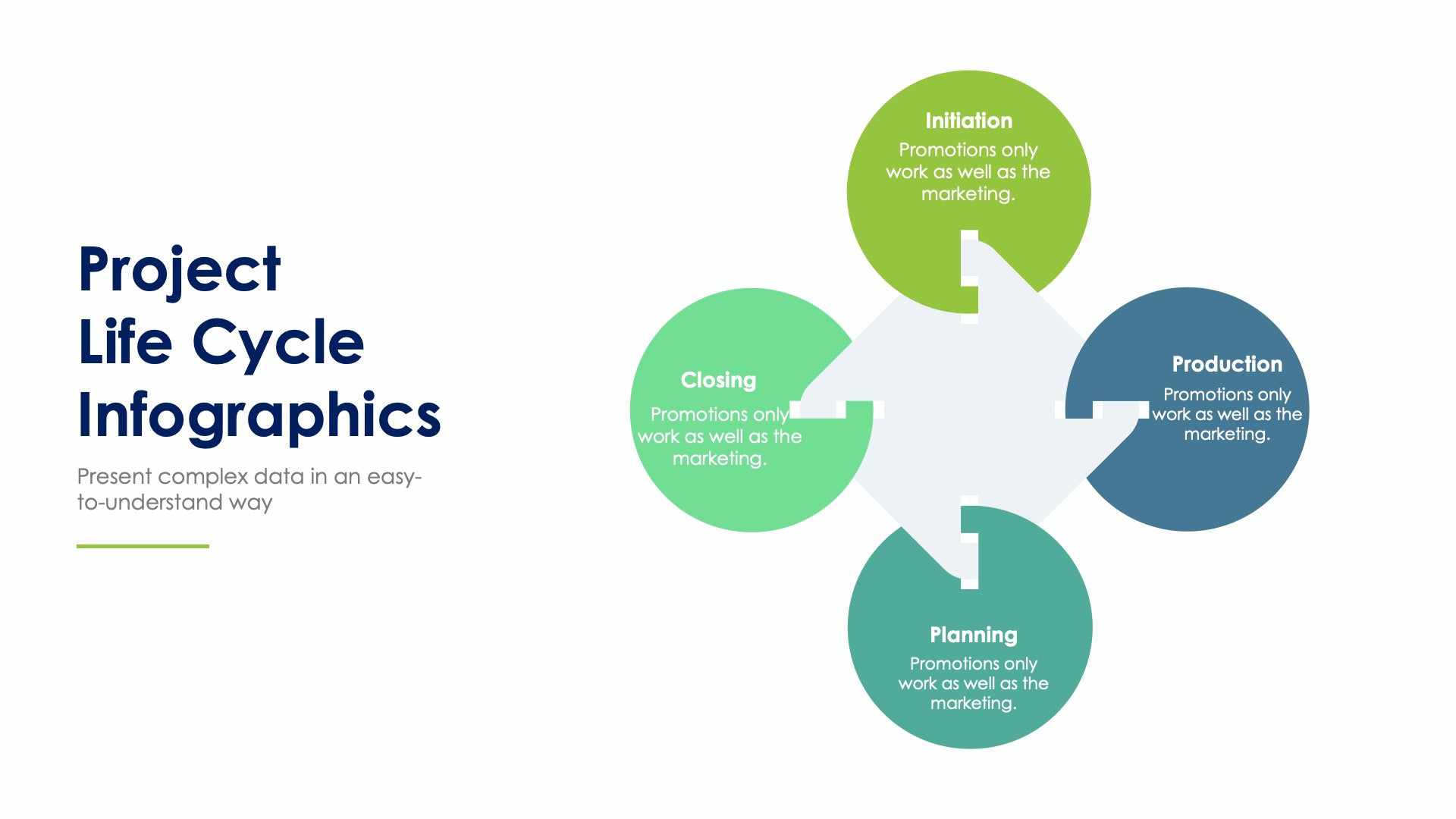 Project Life Cycle Slide Infographic Template S01182218 | Infografolio