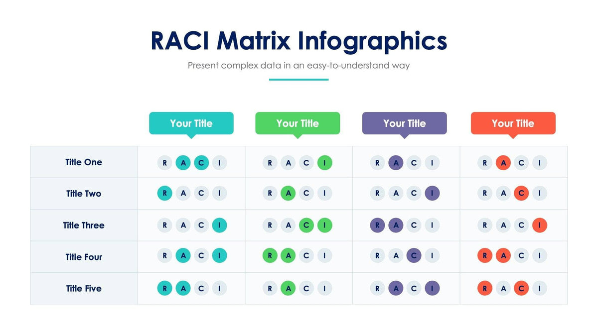 RACI Matrix Slide Infographic Template S03142201 – Infografolio