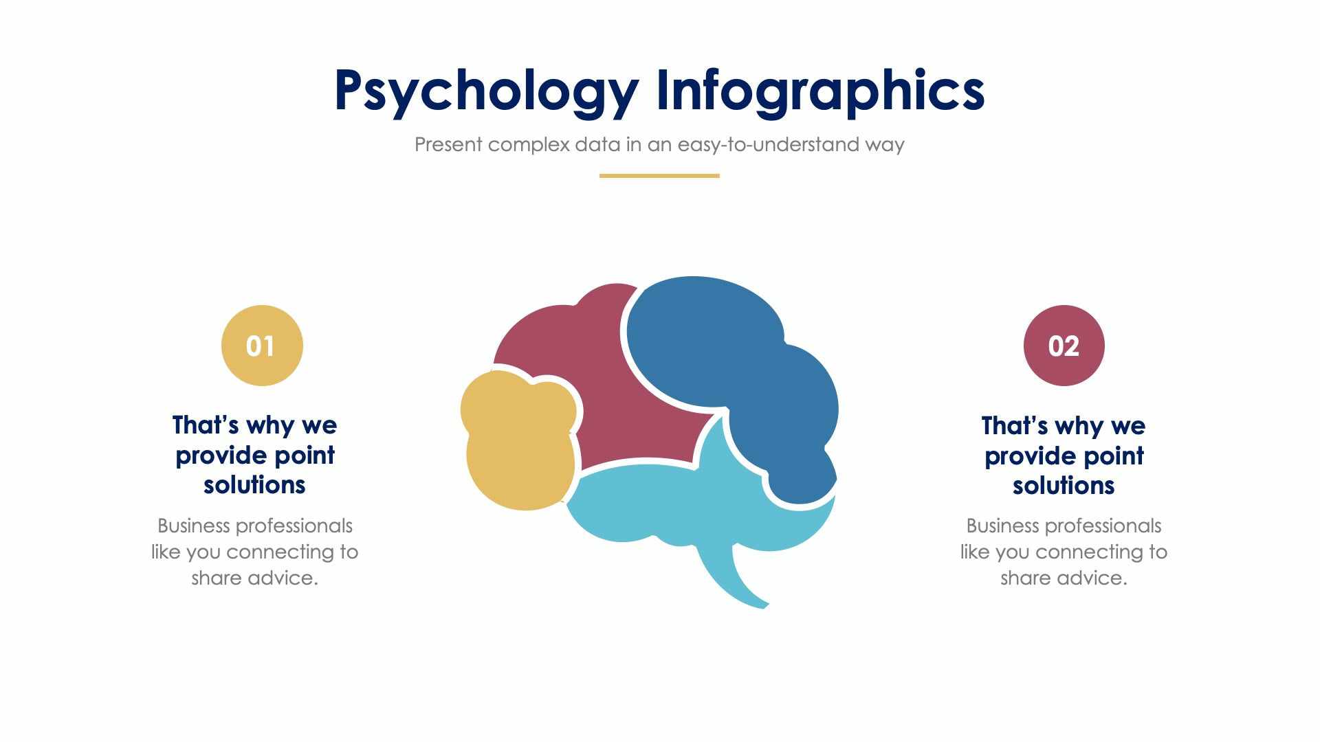 Psychology Slide Infographic Template S01042216 | Infografolio