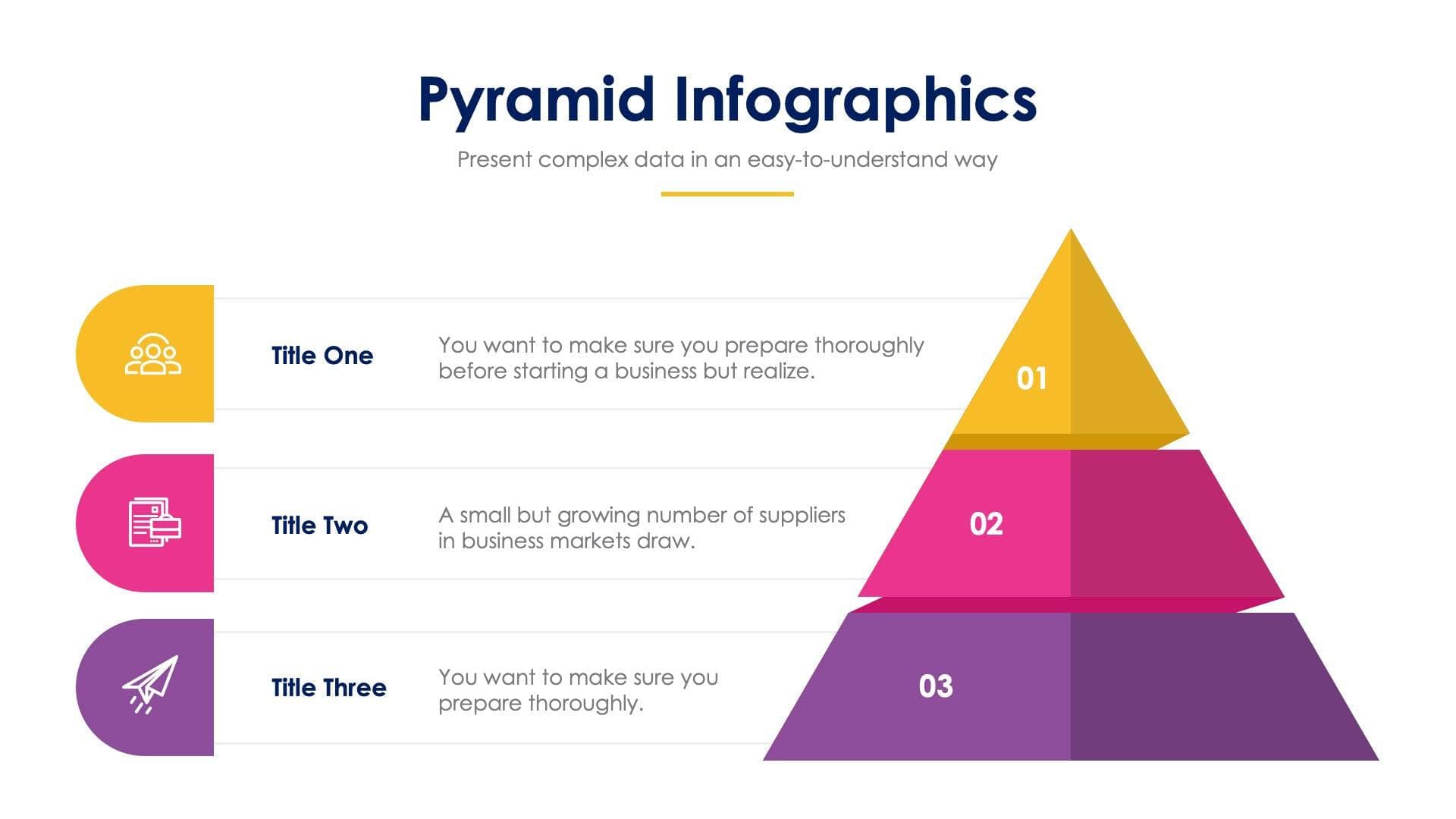 Pyramid Slide Infographic Template S07262211 | Infografolio