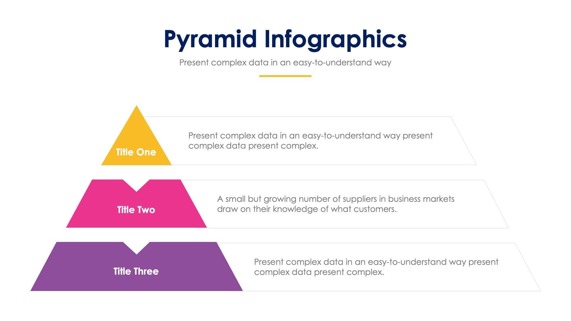 Pyramid Slide Infographic Template S07262220 | Infografolio