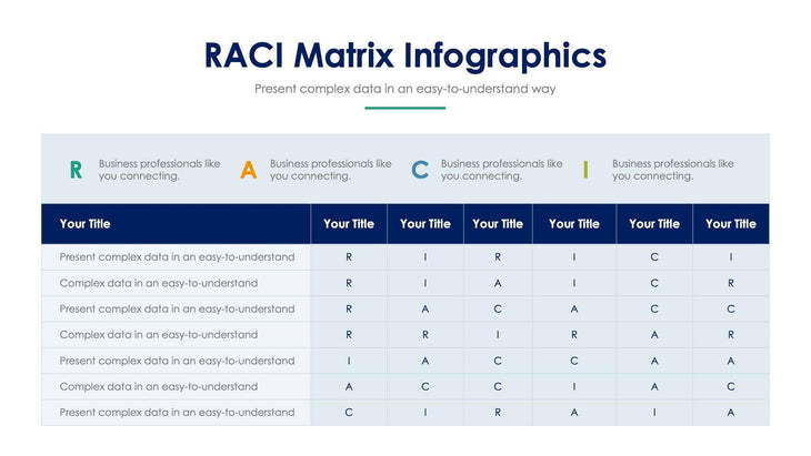 RACI Matrix Slide Infographic Template S03142211 – Infografolio