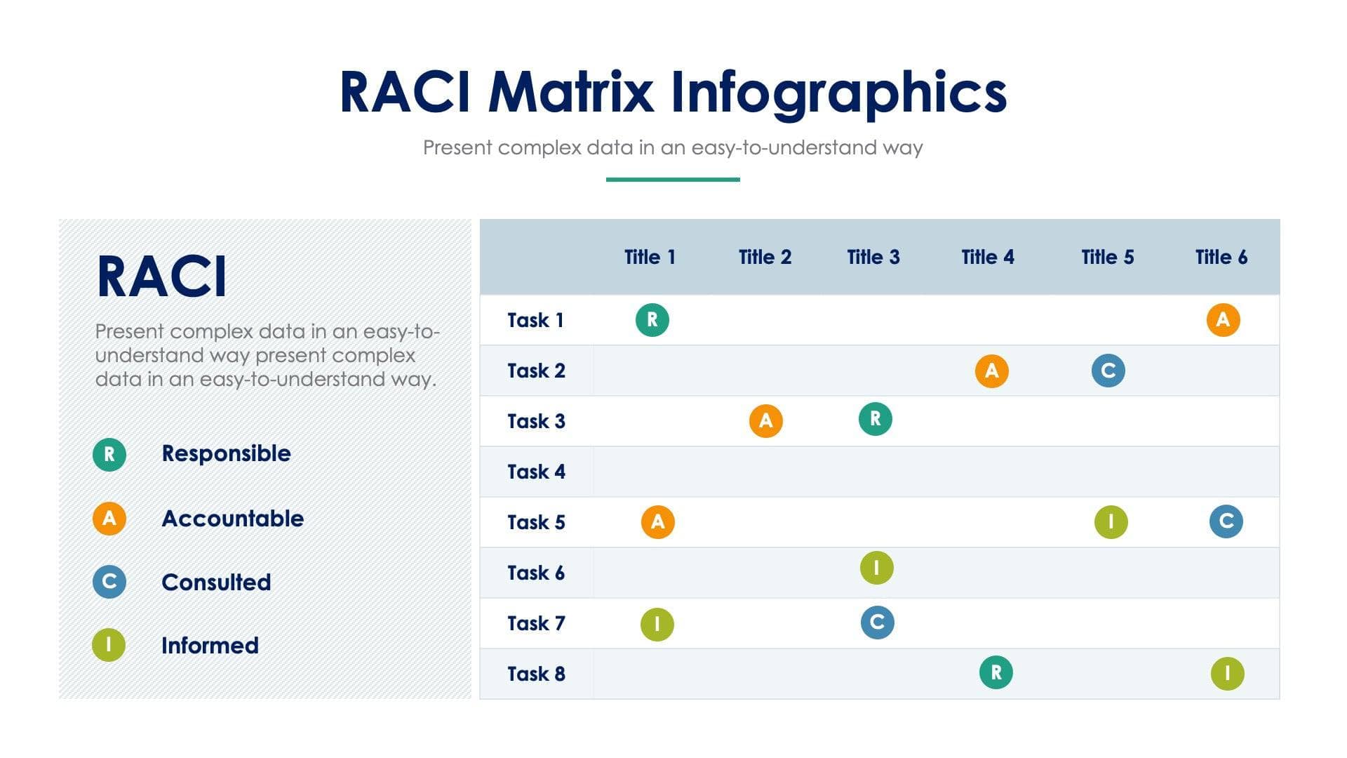 RACI Matrix Slide Infographic Template S03142217 | Infografolio