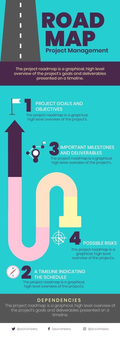Project Roadmap Infographic