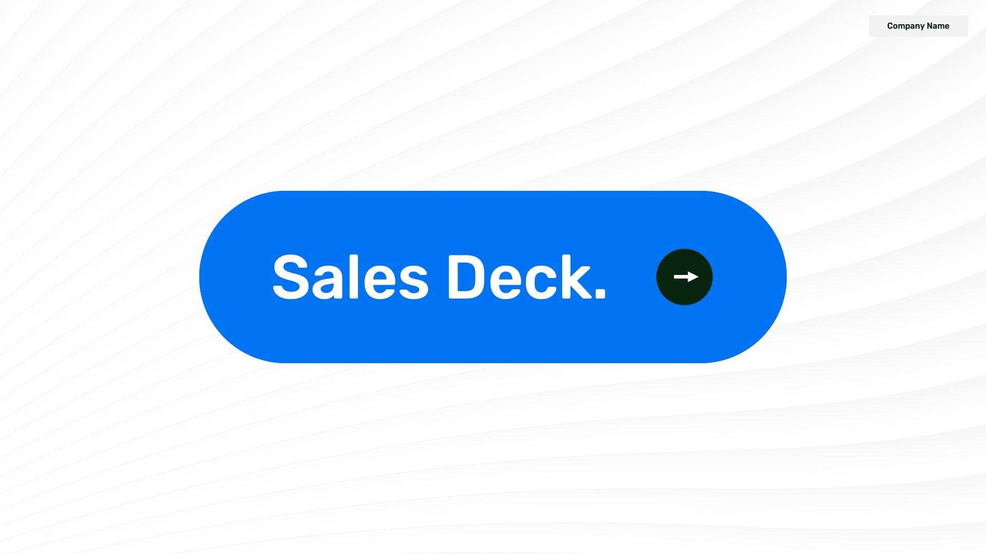 Blue Black and White Minimal and Professional Presentation Sales Deck ...