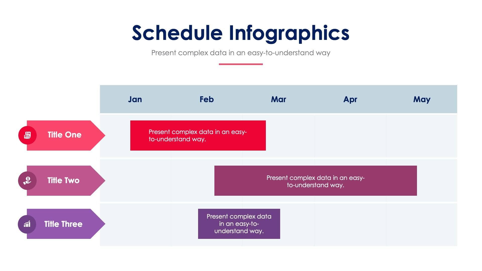 Schedule Slide Infographic Template S03032220 | Infografolio