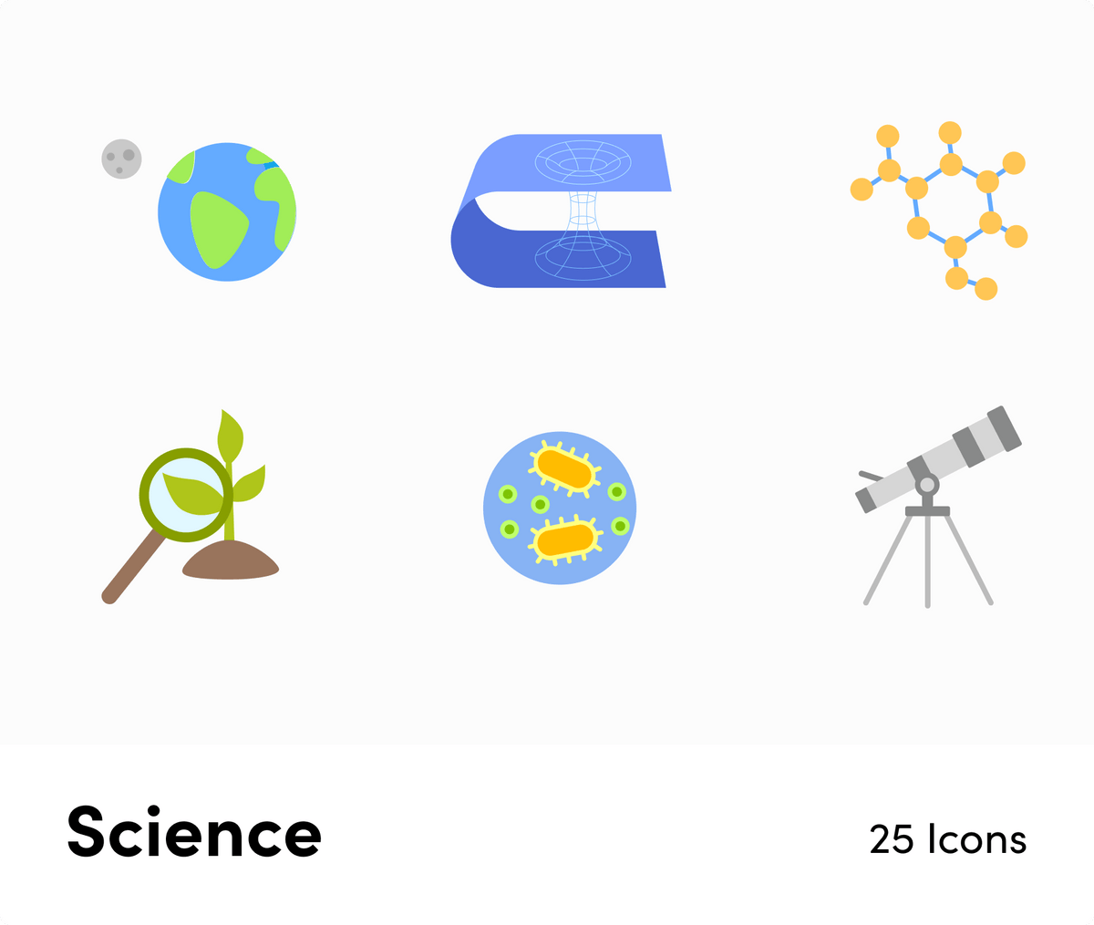 Science Flat Vector Icons S01142203 – Infografolio