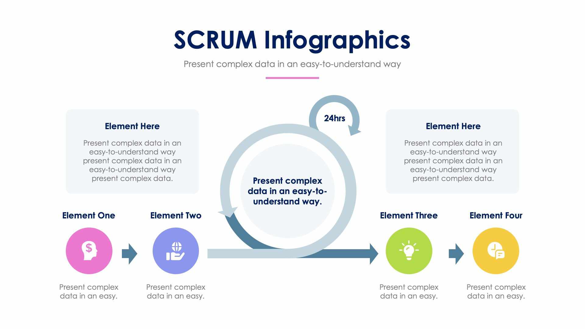 SCRUM Slide Infographic Template S01062203 | Infografolio