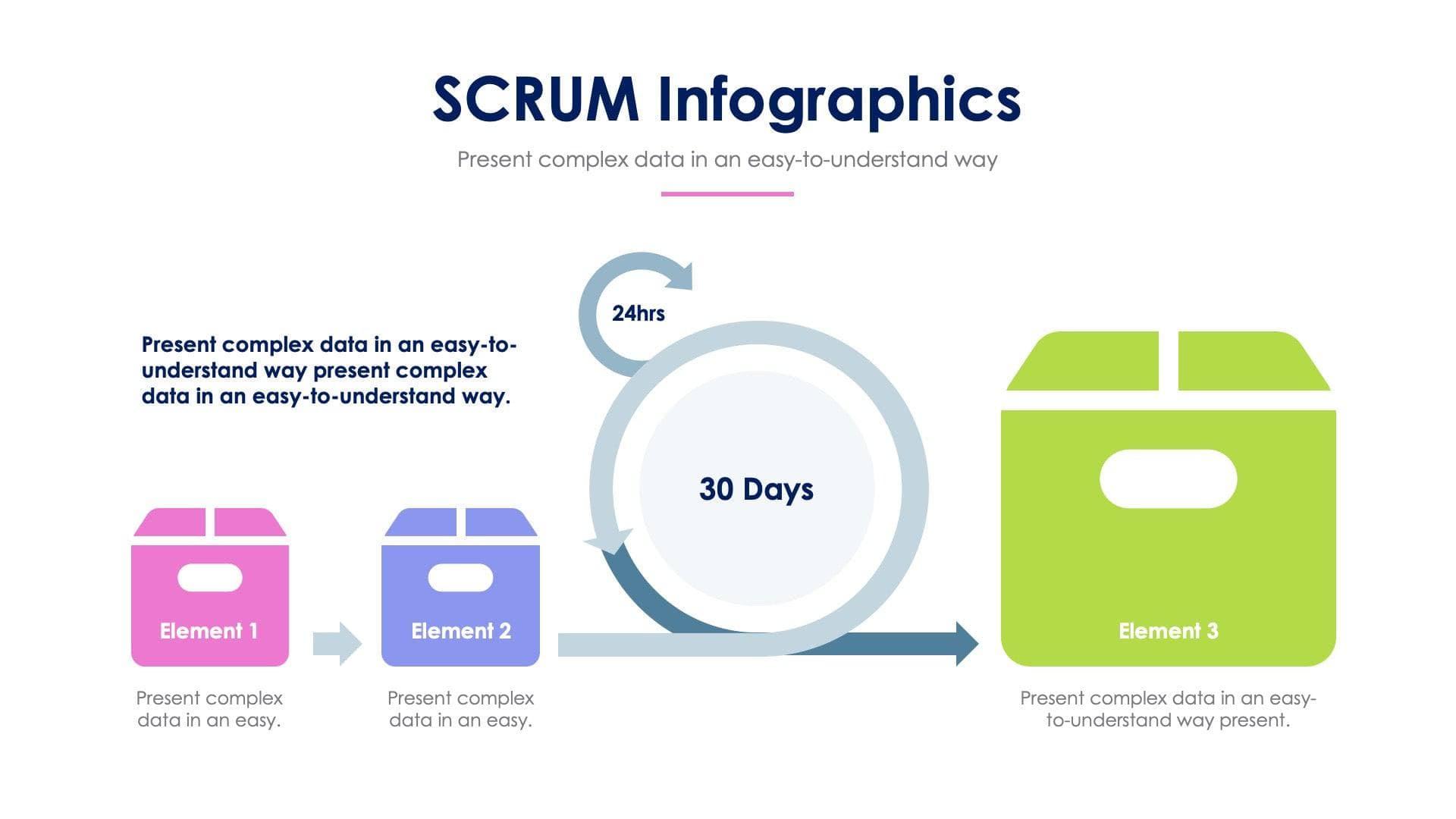SCRUM Slide Infographic Template S01062204 | Infografolio