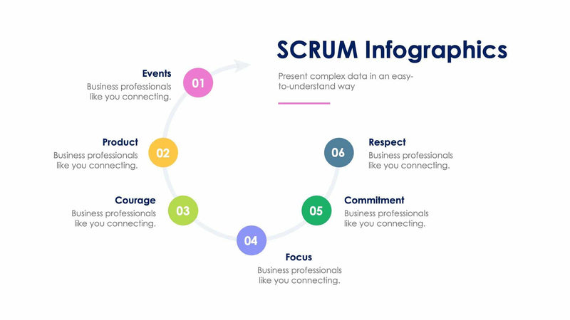 SCRUM Slide Infographic Template S01062209 | Infografolio