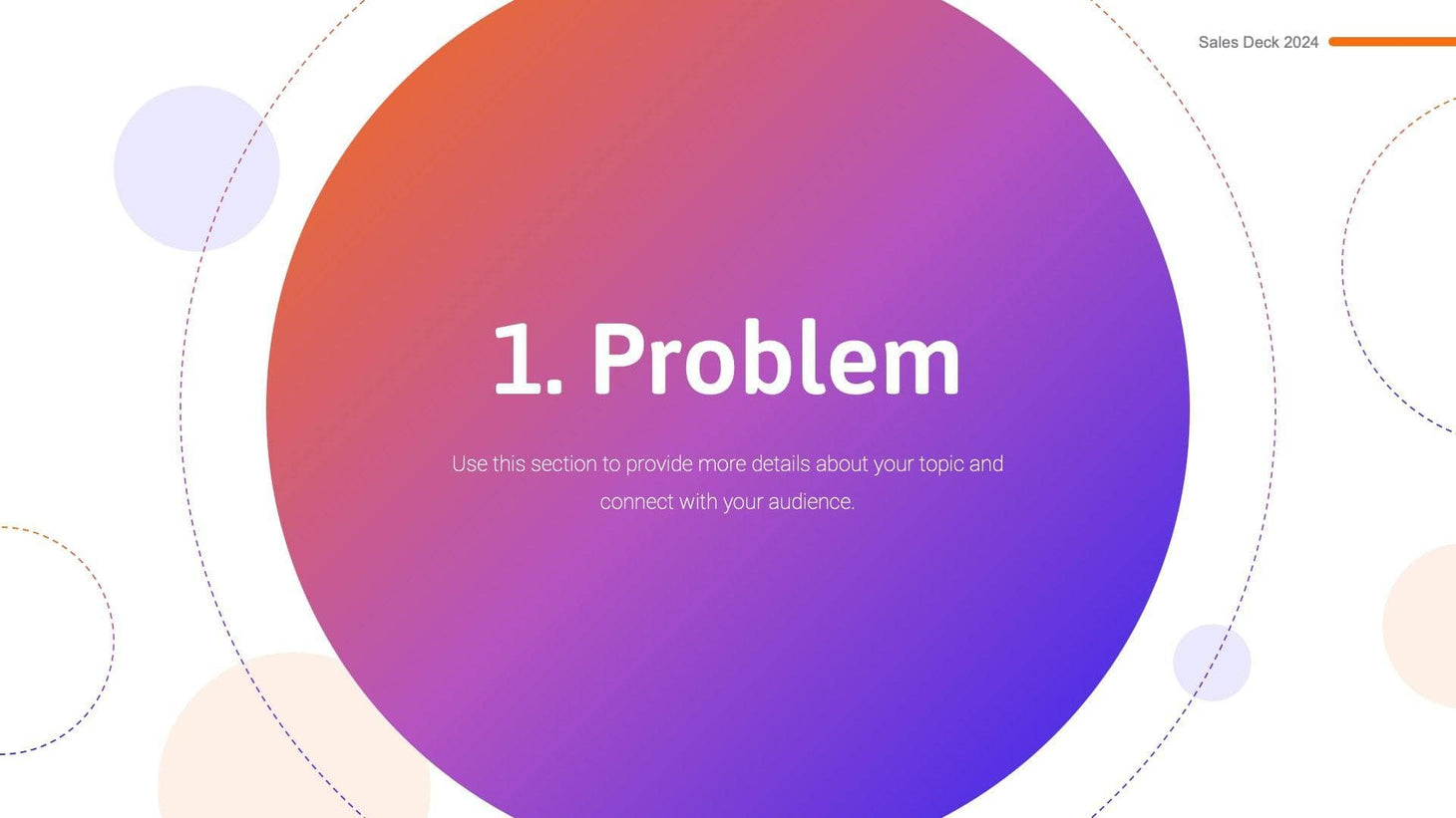 Section Break Pink and Purple Slide Template S11042201 – Infografolio