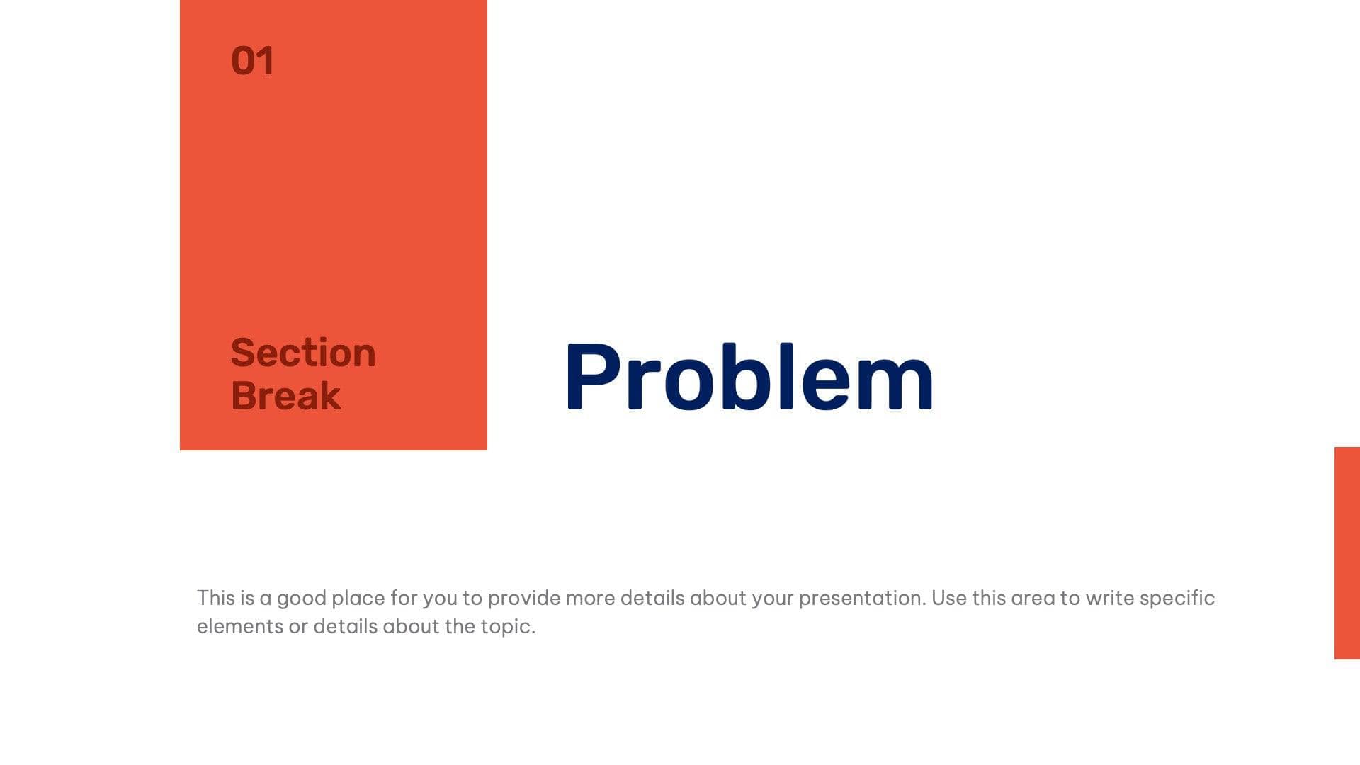 Section Break Slide Template S11092201 | Infografolio