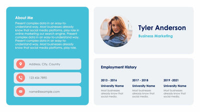 Self Introduction Slides – Infografolio