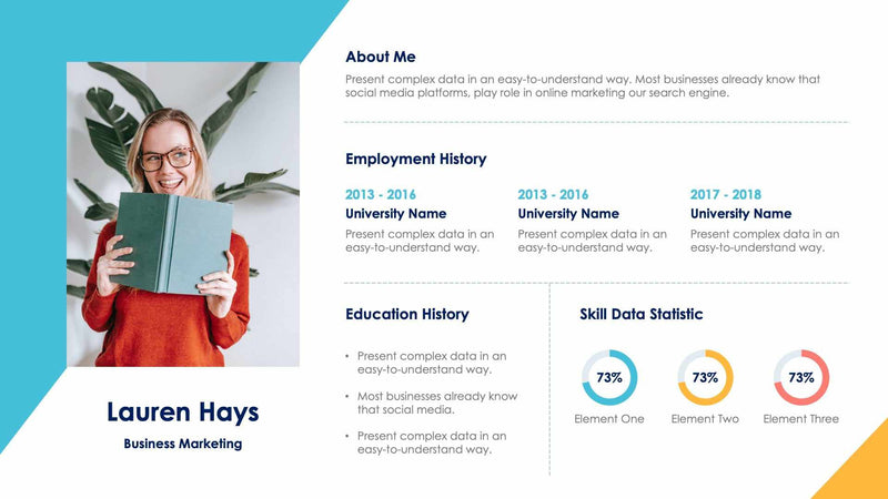 Self Introduction Slide Templates | Infografolio