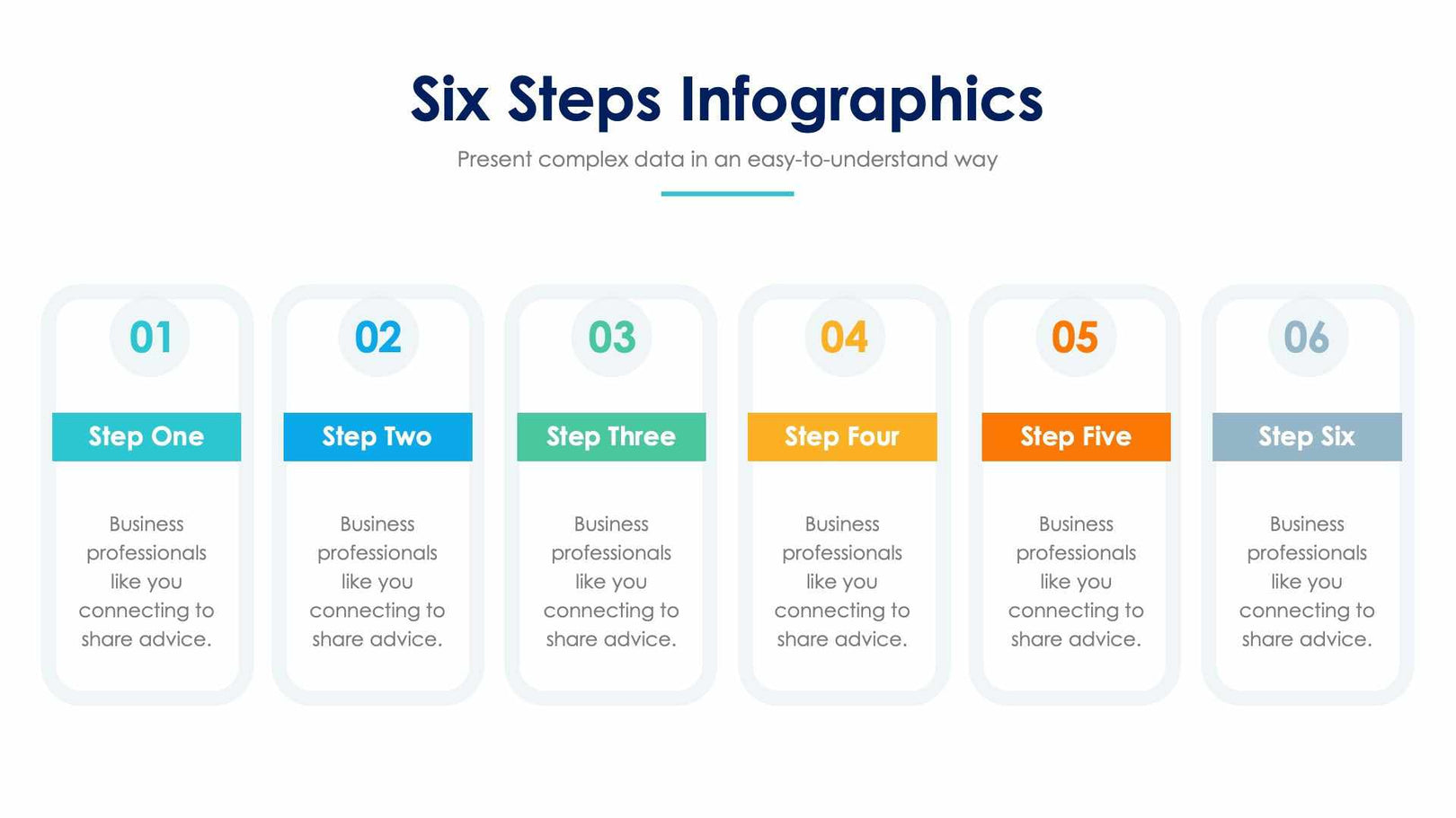 Six Steps Slide Infographic Template S02042217 – Infografolio