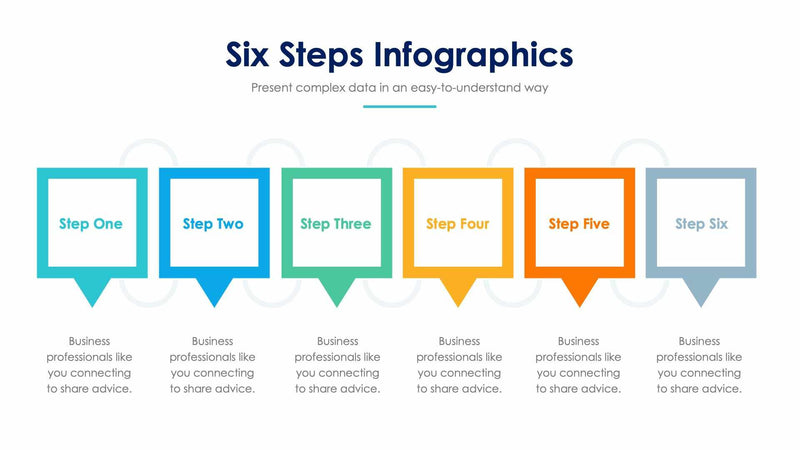 Six Steps Slide Infographic Template S02042213 | Infografolio