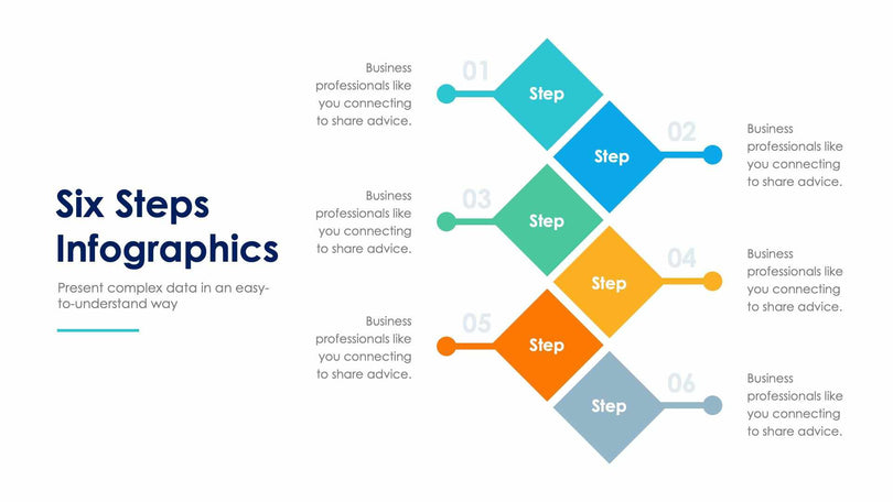 Six Steps Slide Infographic Template S02042220 – Infografolio