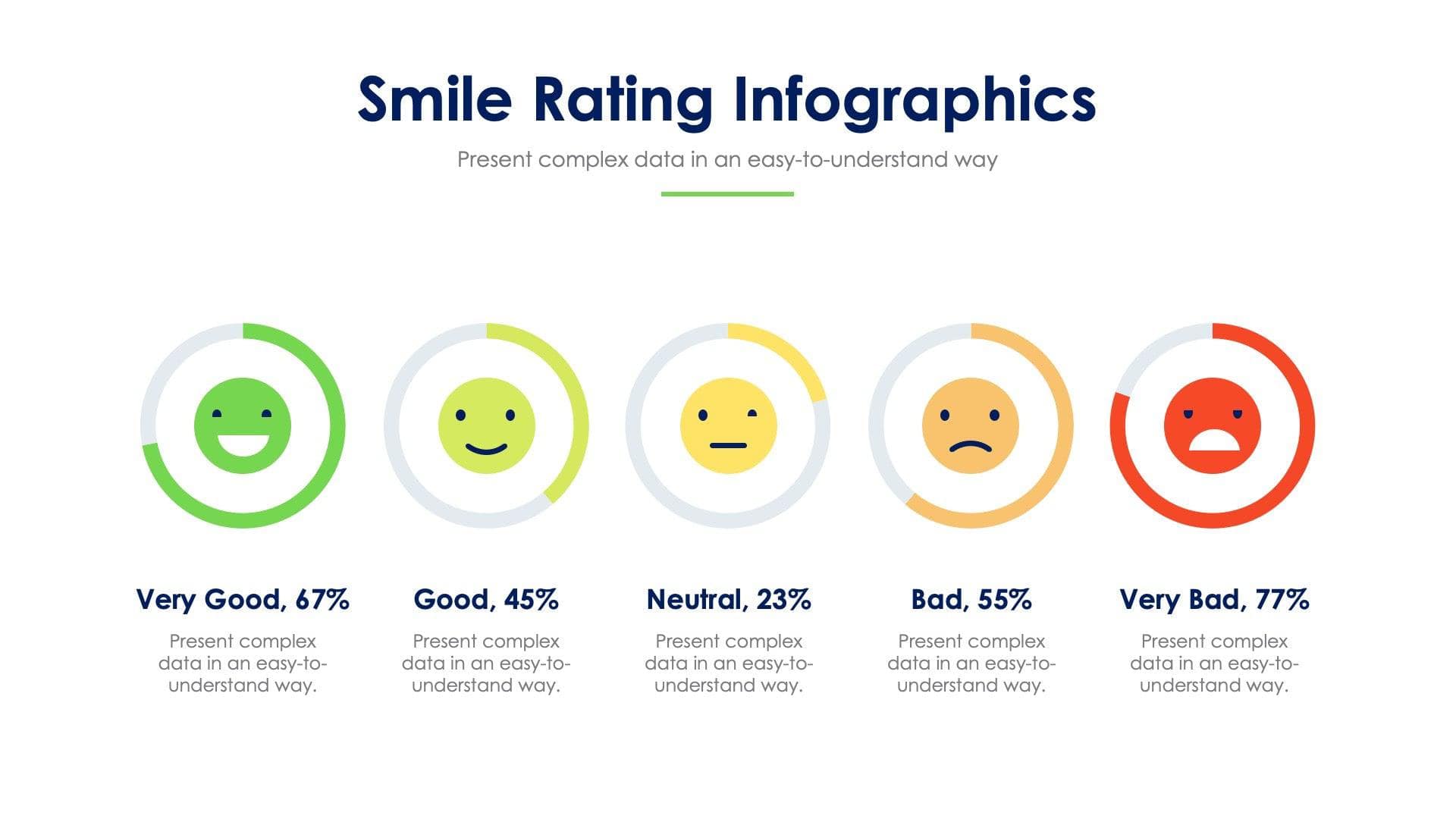Smile Rating Slide Infographic Template S12062108 | Infografolio