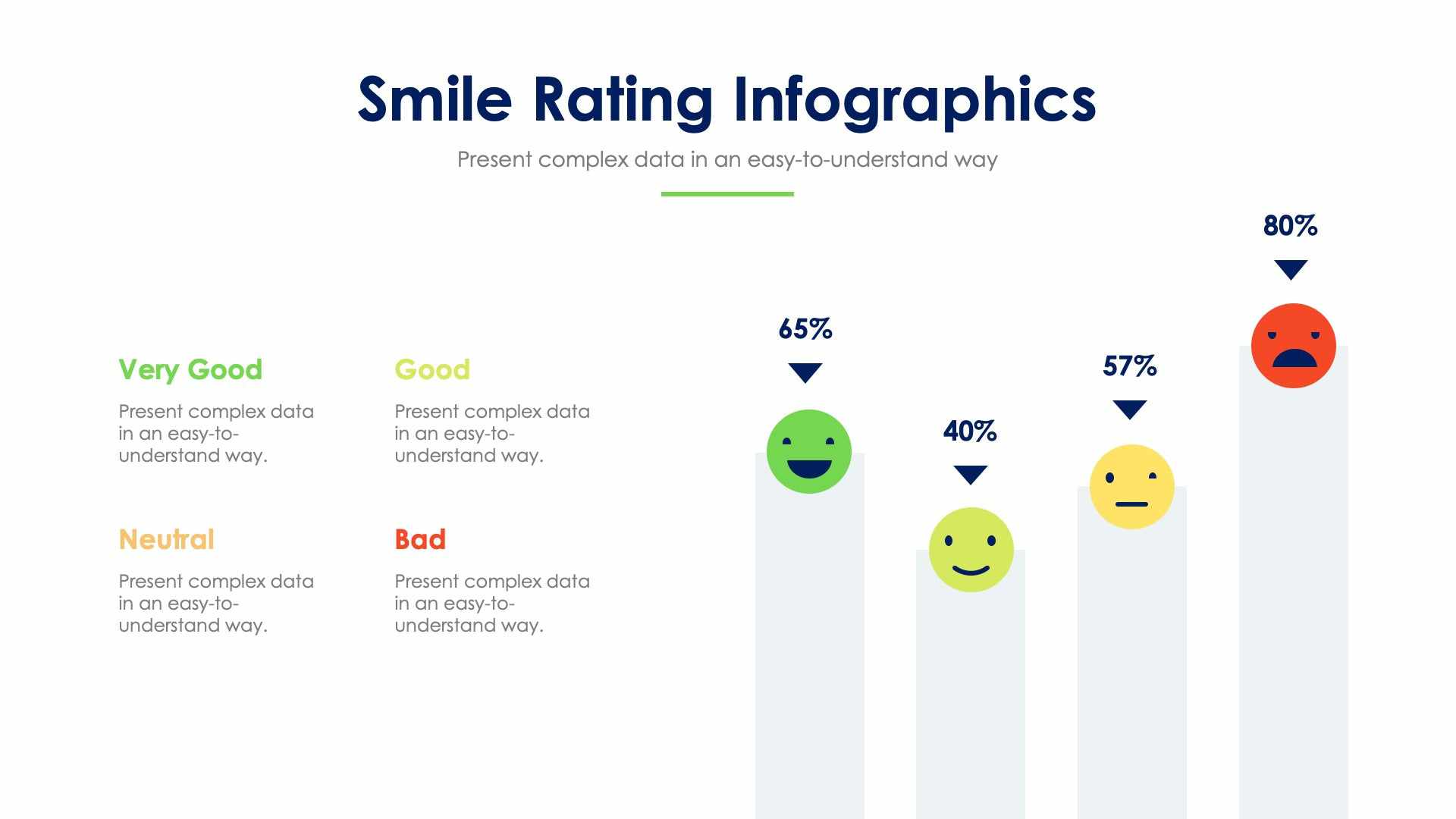 Smile Rating Slide Infographic Template S12062118 | Infografolio