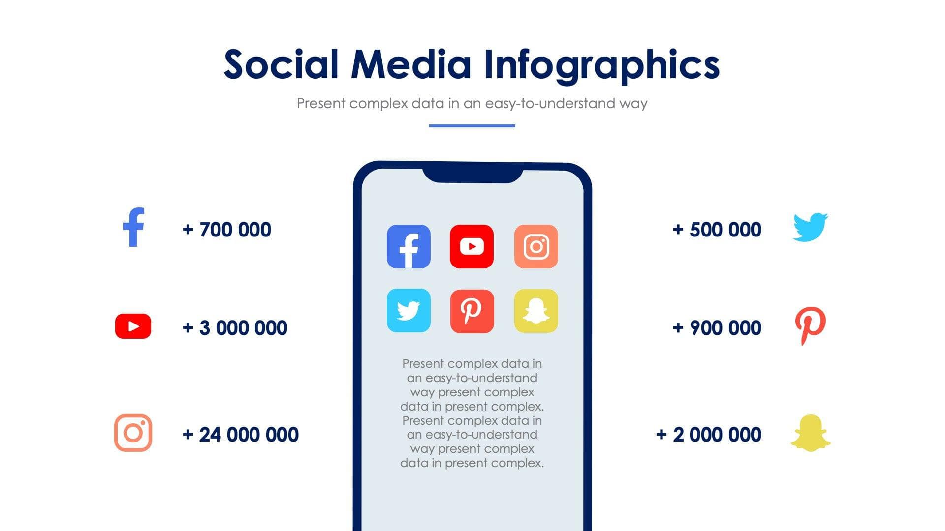 Social Media Slide Infographic Template S01042210 | Infografolio