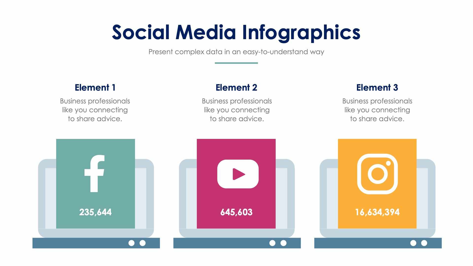 Social Media Slide Infographic Template S01042225 | Infografolio