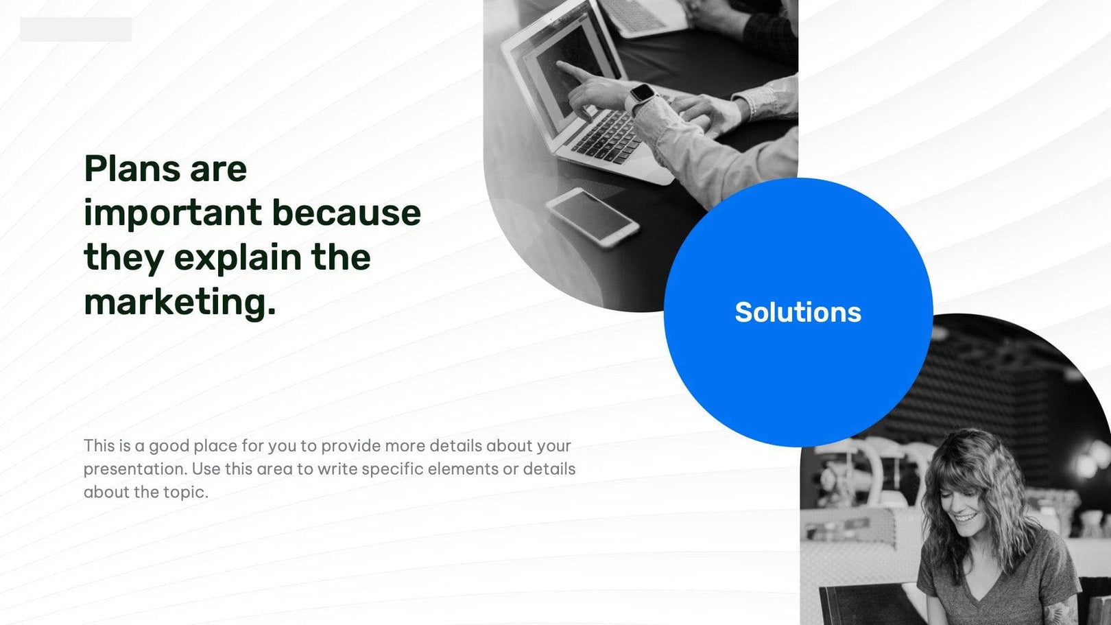 Solution Slide Template S11082203 – Infografolio