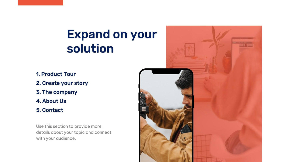 Solution Slide Template S11092201 – Infografolio