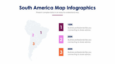 South America Map Slides | Infografolio
