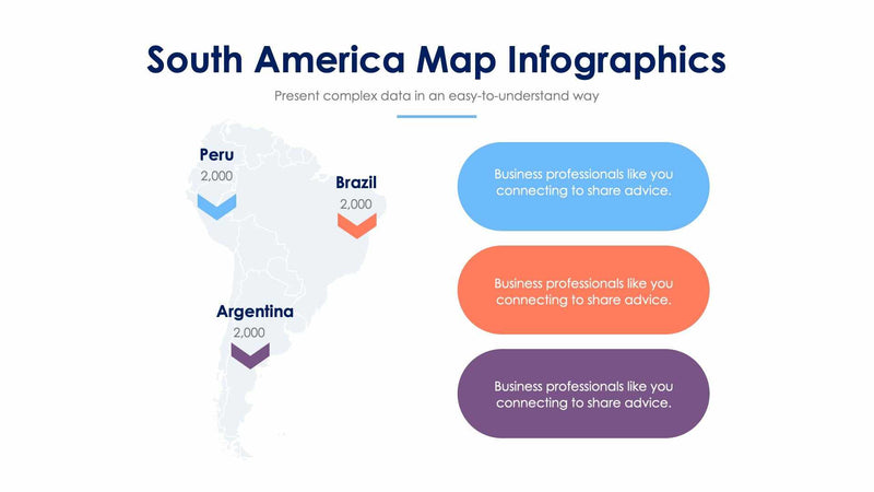 South America Map Slides – Infografolio