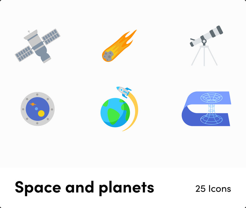 Space Icons | Infografolio