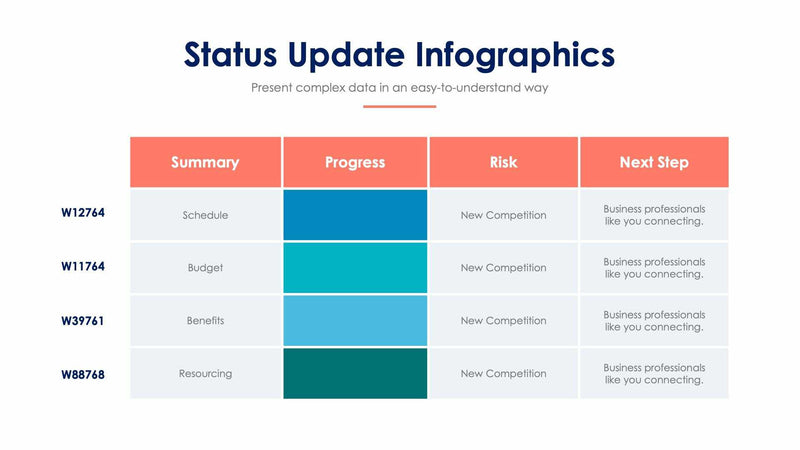 Status Update-Slides | Infografolio