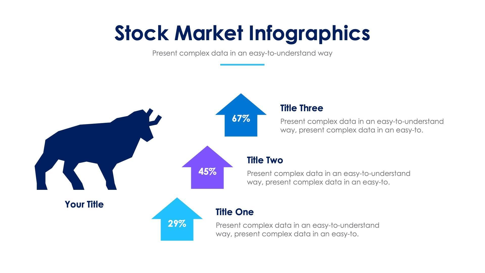 Stock Market Slide Infographic Template S03302212 | Infografolio