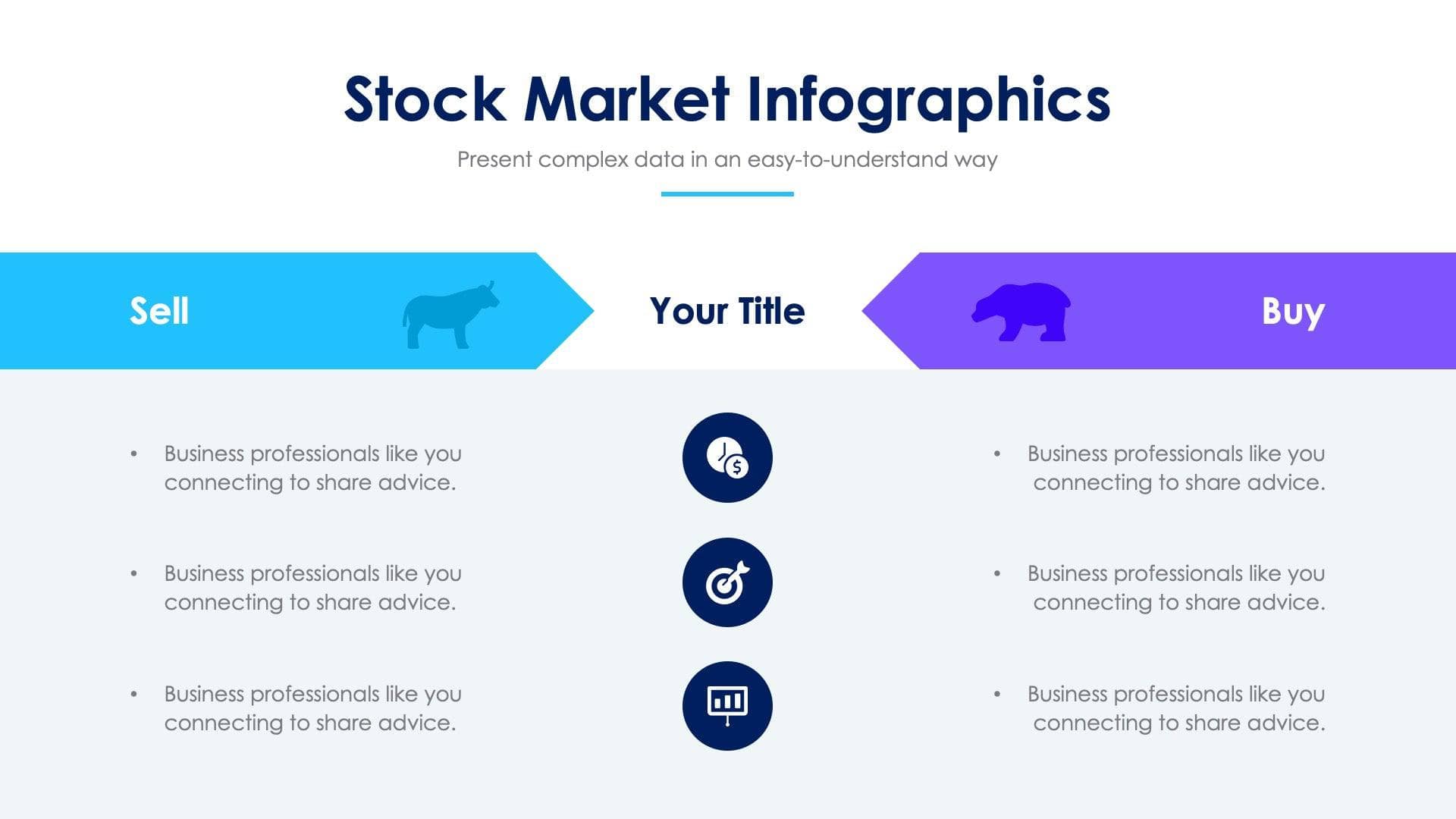 Stock Market Slide Infographic Template S03302219 | Infografolio
