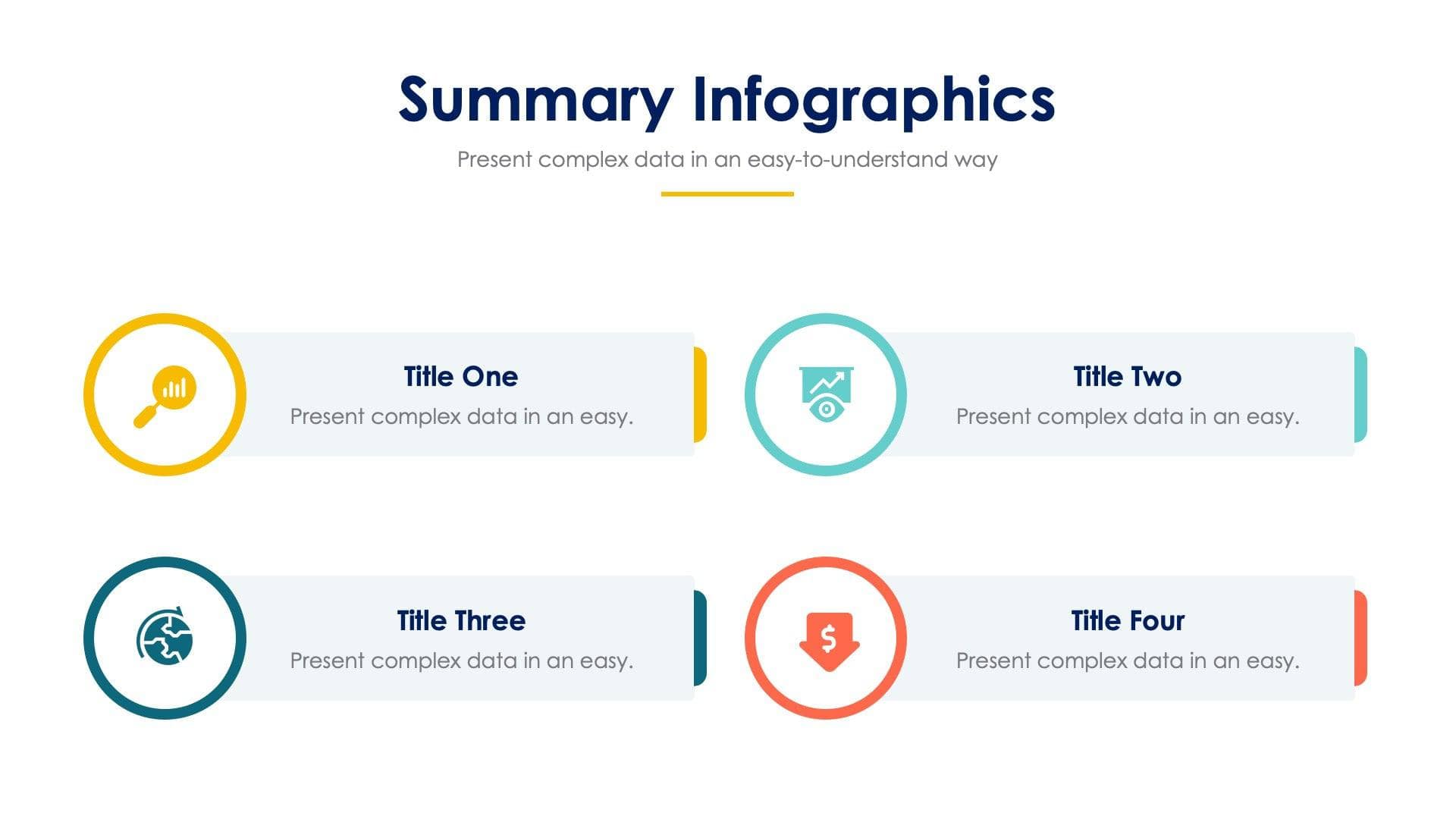 Summary Slide Infographic Template S03142207 | Infografolio