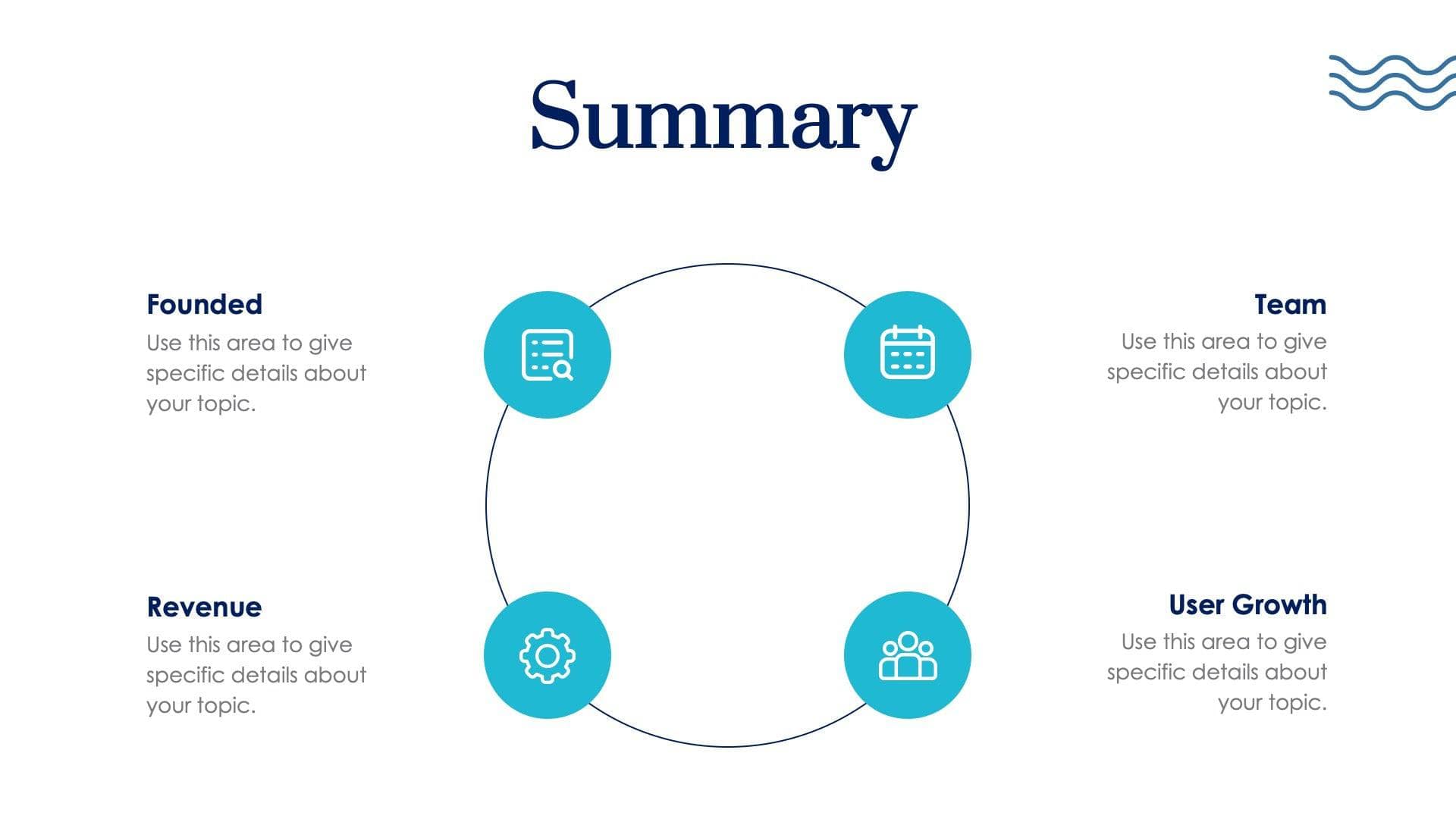 Summary Slide Template S10172204 | Infografolio