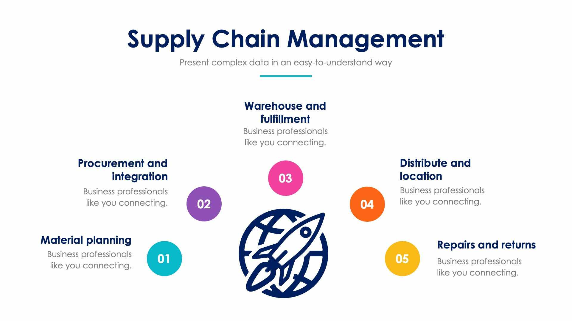 Supply Chain Management Slide Infographic Template S01102223 | Infografolio