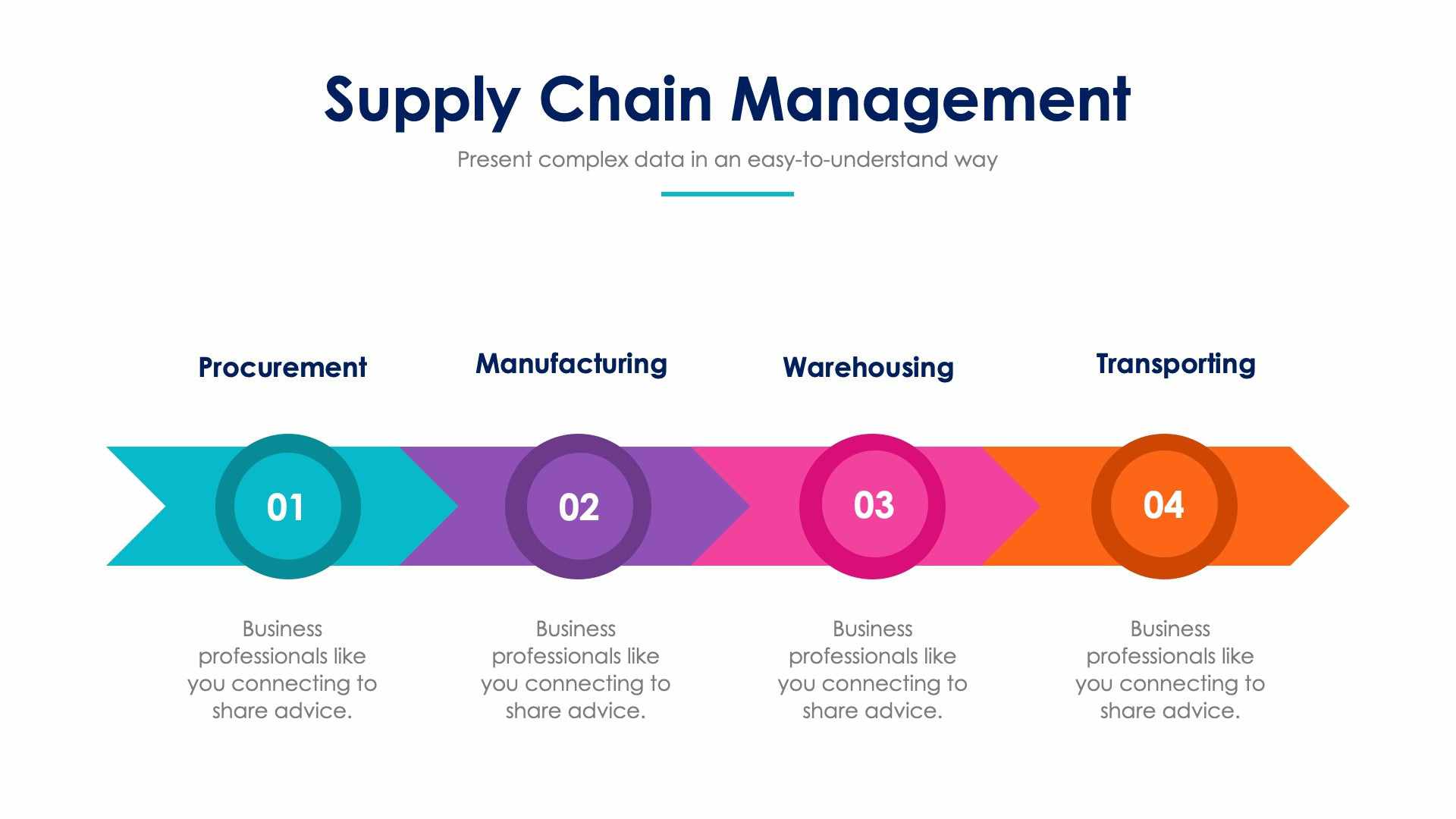 Supply Chain Management Slide Infographic Template S01102224 | Infografolio