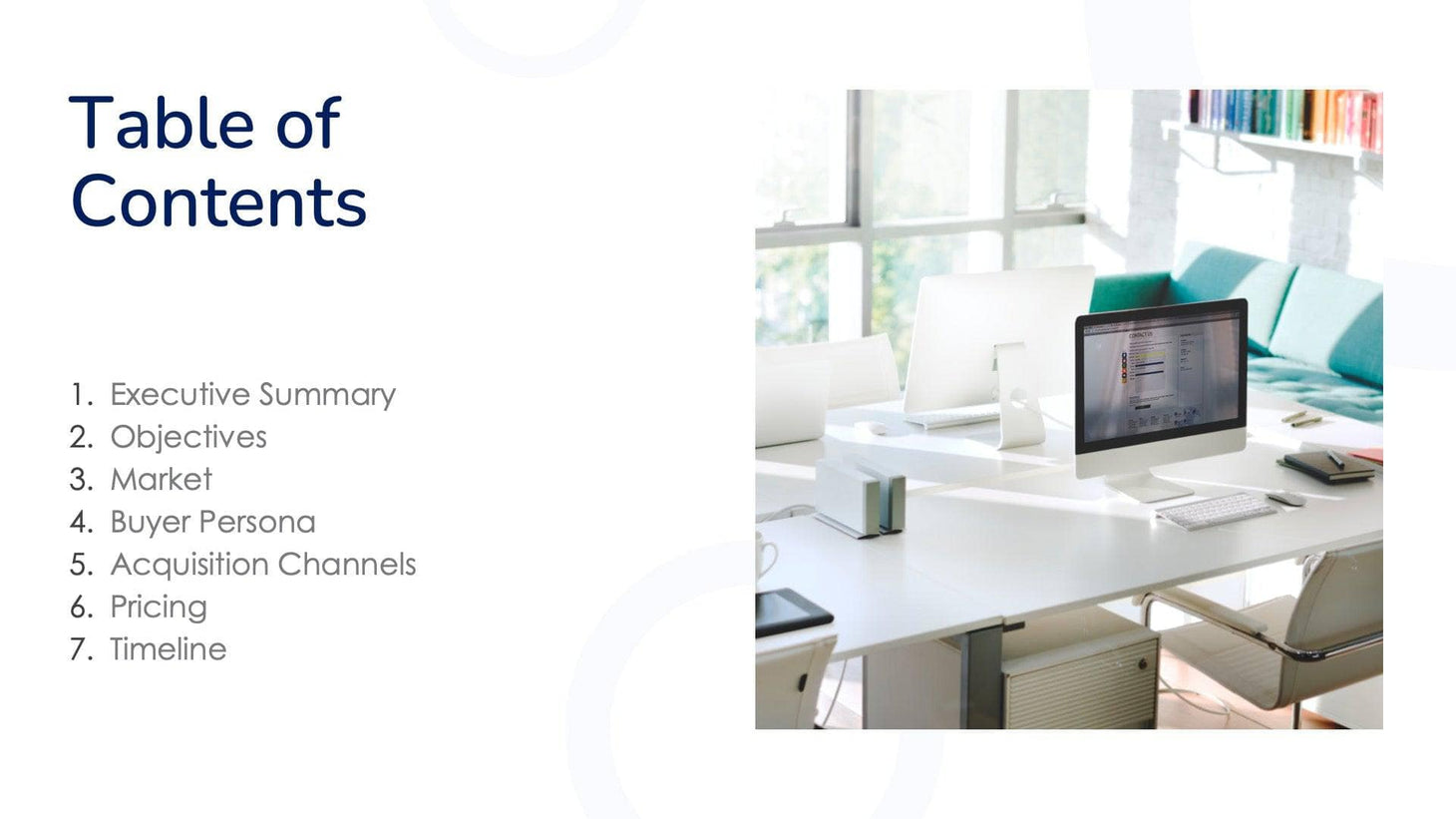 Table of Content Slide Infographic Template S10172201 – Infografolio