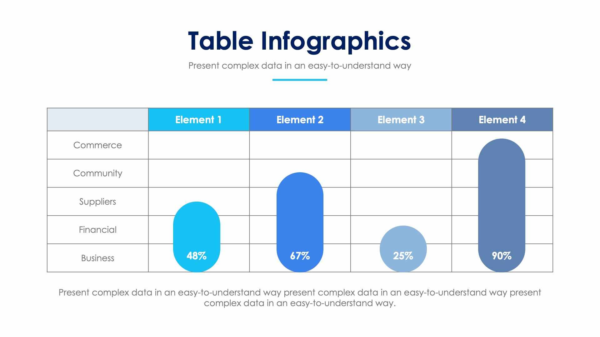 Table Slide Infographic Template S01112214 | Infografolio