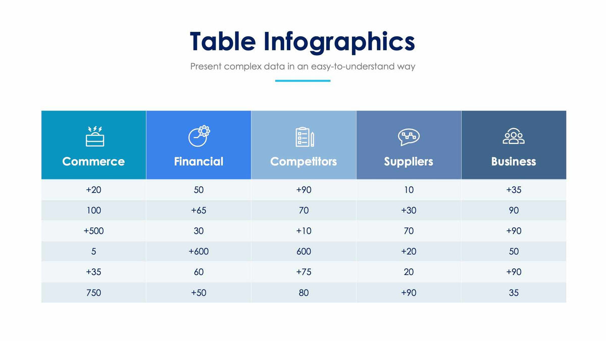 Table Slide Infographic Template S01112215 – Infografolio