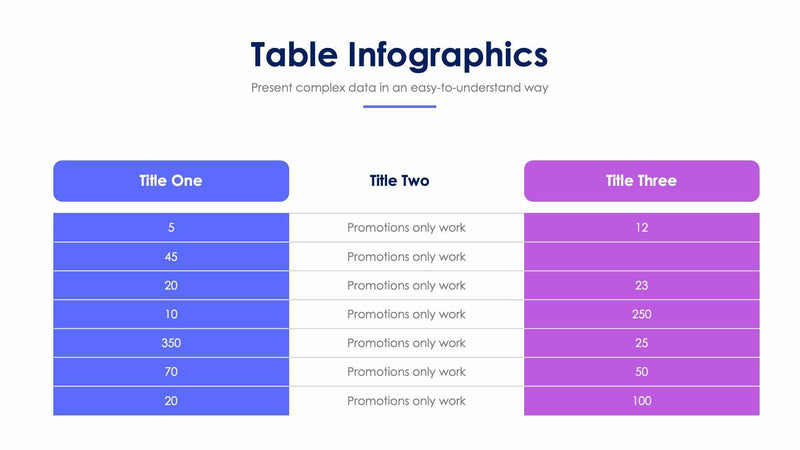 Table-Slides | Infografolio