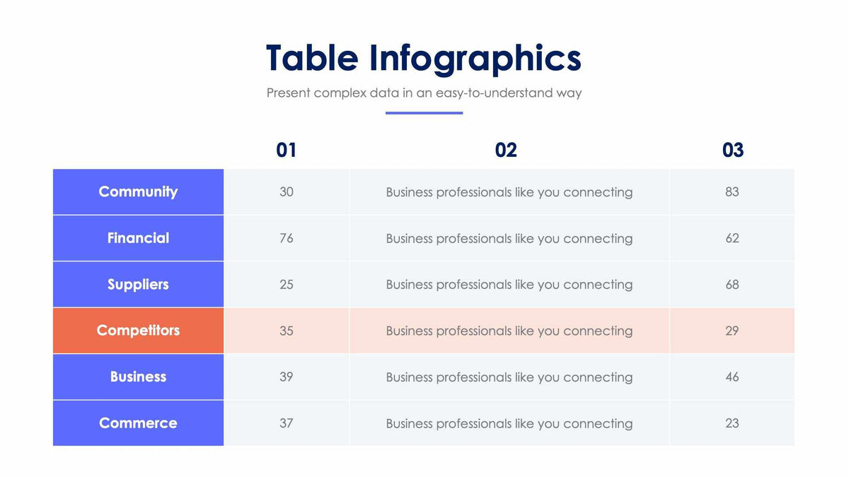 Table Slide Infographic Template S01272205 – Infografolio
