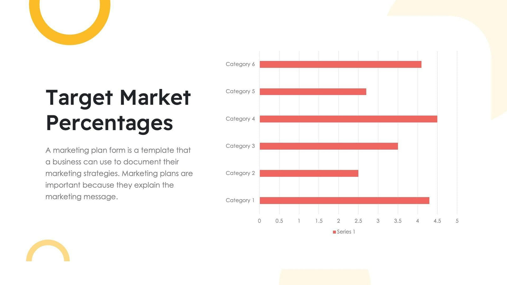 Target Market Percentages Slide Template S10212201 – Infografolio