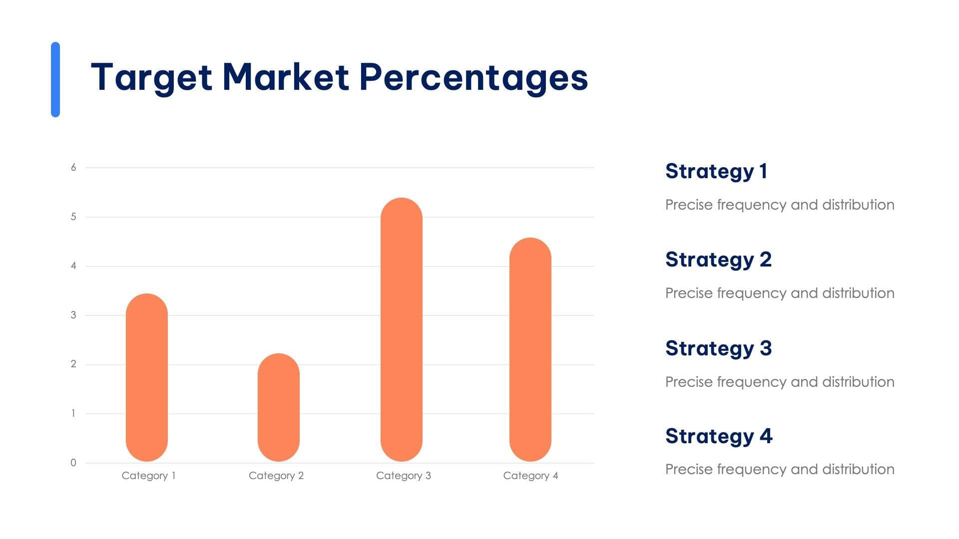 Target Market Percentages Slide Template S10262201 | Infografolio