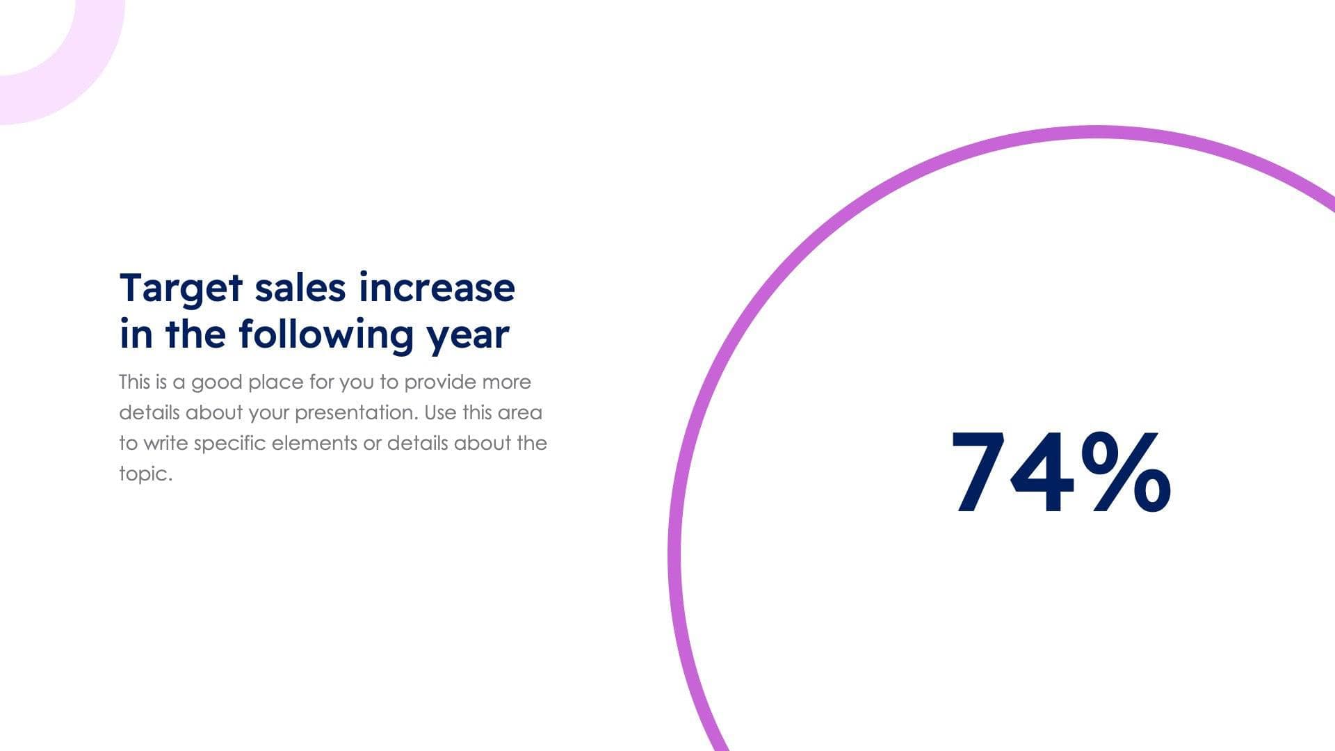 Target Sales Slide Template S10172201 | Infografolio