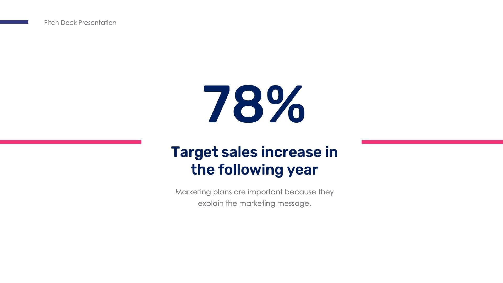 Target Sales Slide Template S1202220103 | Infografolio