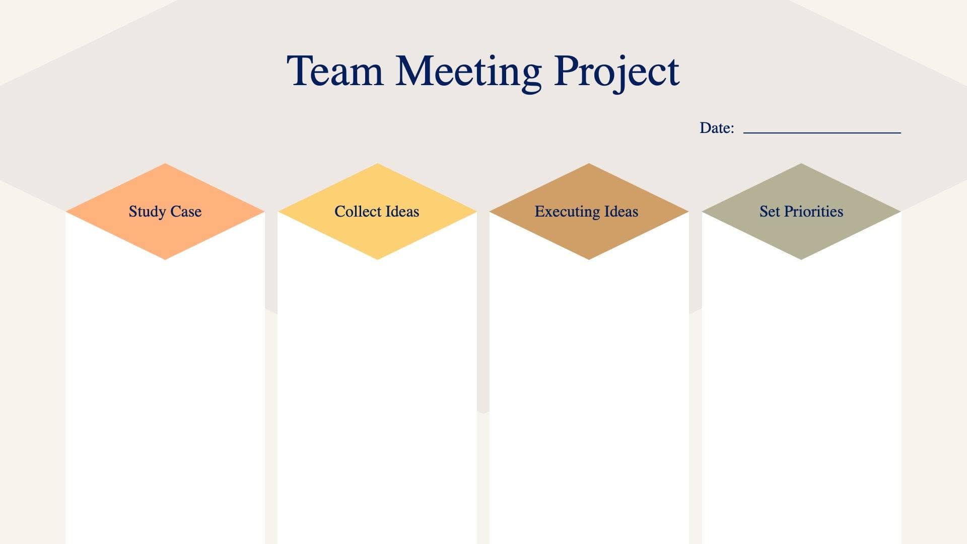 Team Meeting Project Slide Infographic Template S08122218 | Infografolio